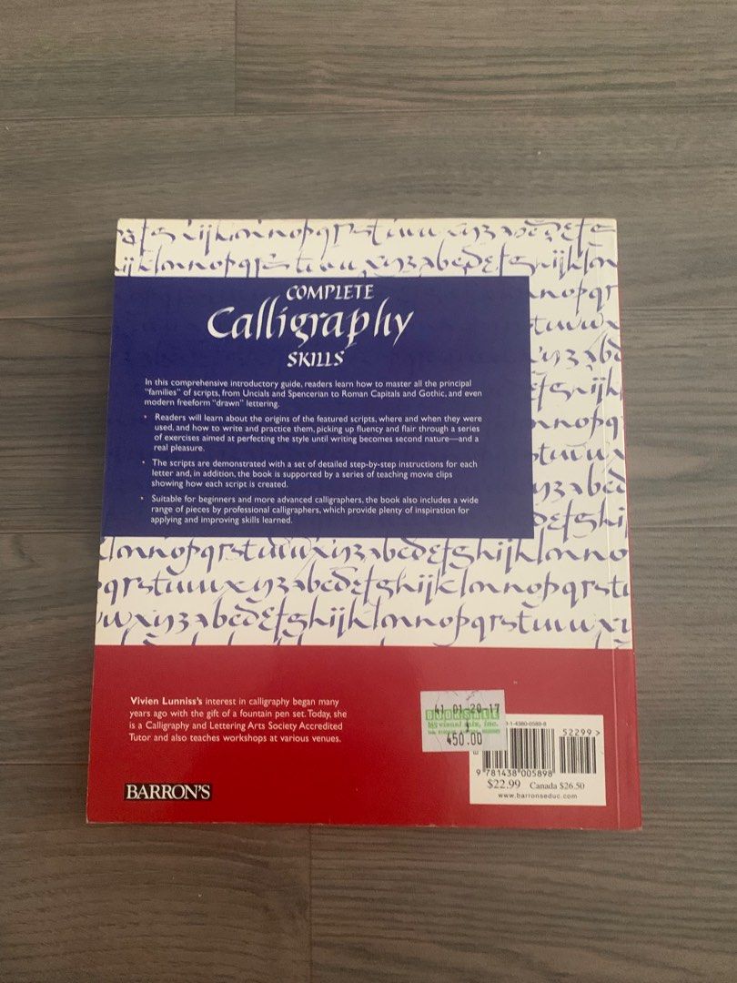 Complete Calligraphy Skills by Vivien Lunniss on Carousell