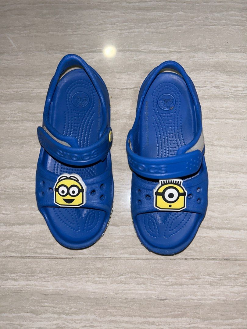 Crocs Junior C13 Minion Edition, Babies & Kids, Babies & Kids Fashion ...