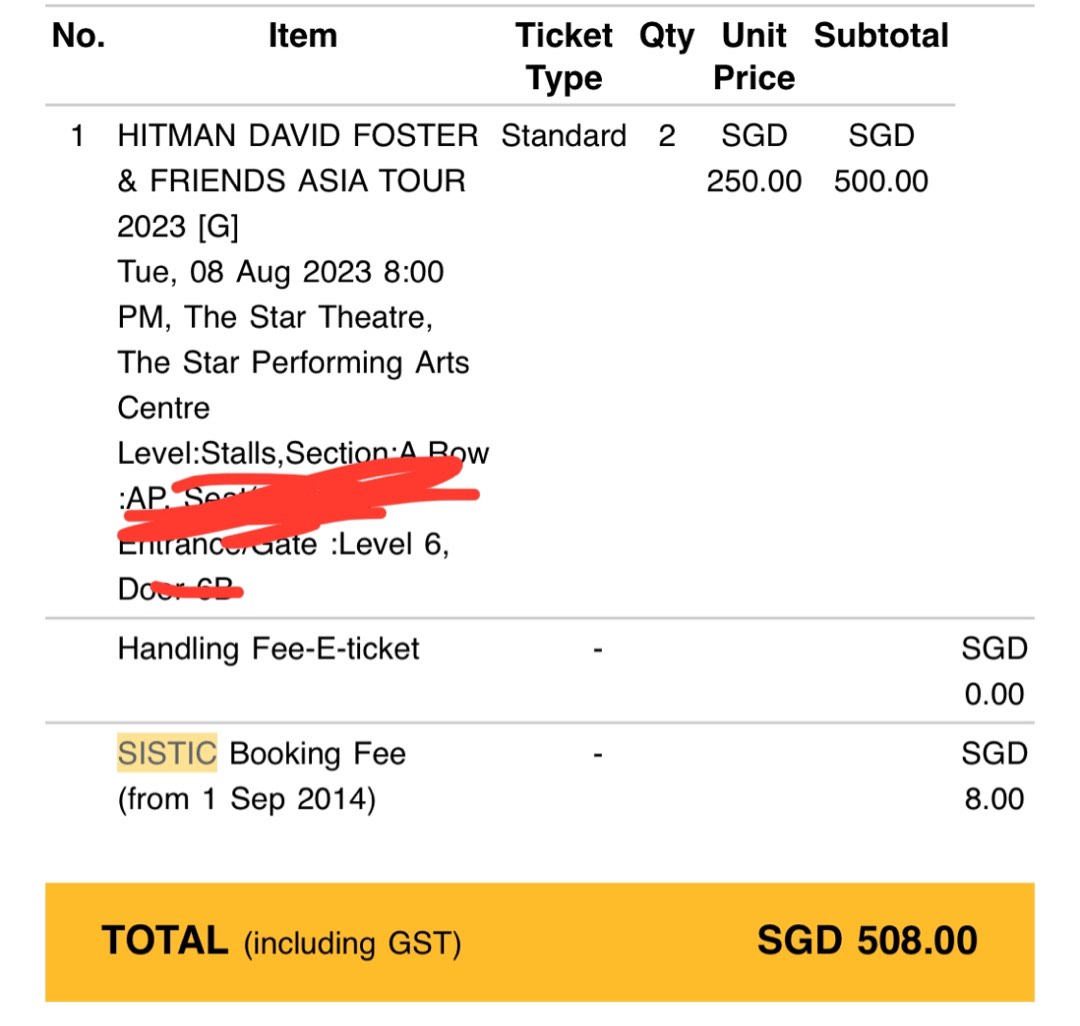 David foster Cat 1 tix selling single or a sport of tix, Tickets ...