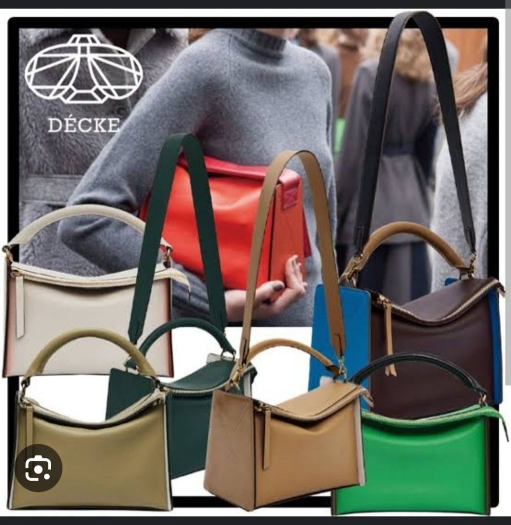 Decke Eudon Choi Accordion Bag Nude Wide Strap, Women's Fashion, Bags ...