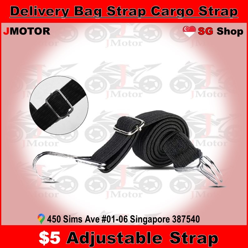 Delivery Bag Strap Cargo Strap, Motorcycles, Motorcycle Accessories on ...