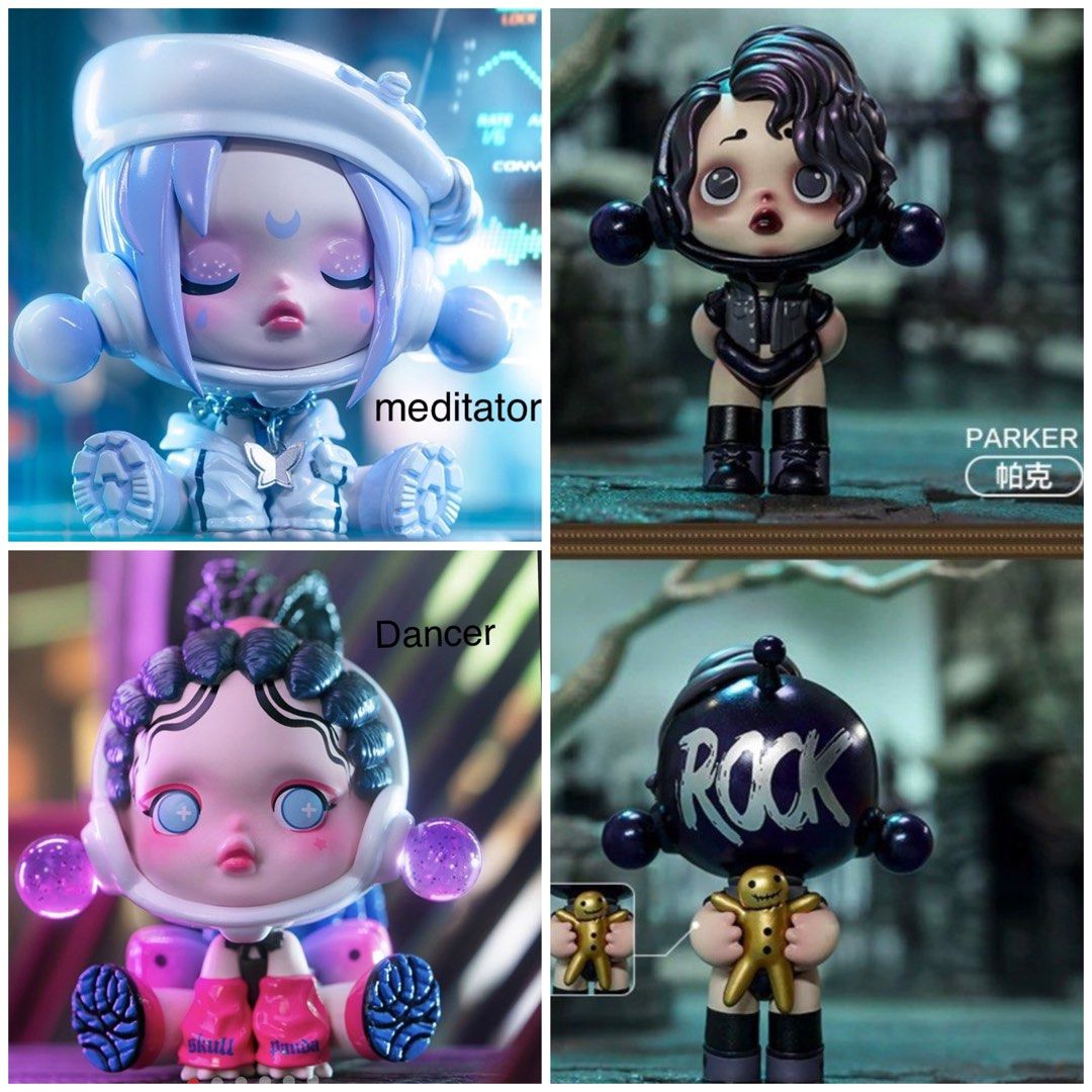 Dimoo Time roaming, dimoo happy weekend, skull panda glorious Xmas ...