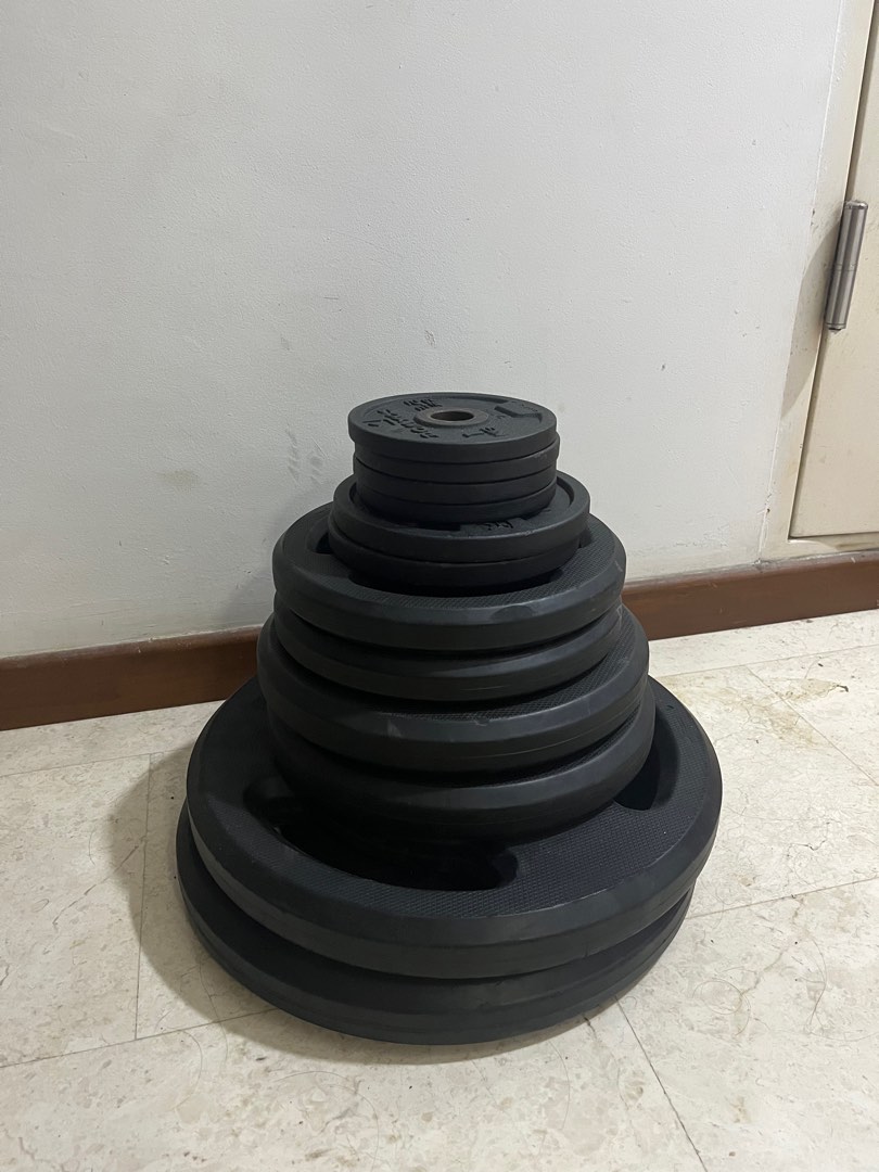 Domyos Rubber Weights, Sports Equipment, Exercise & Fitness, Weights ...