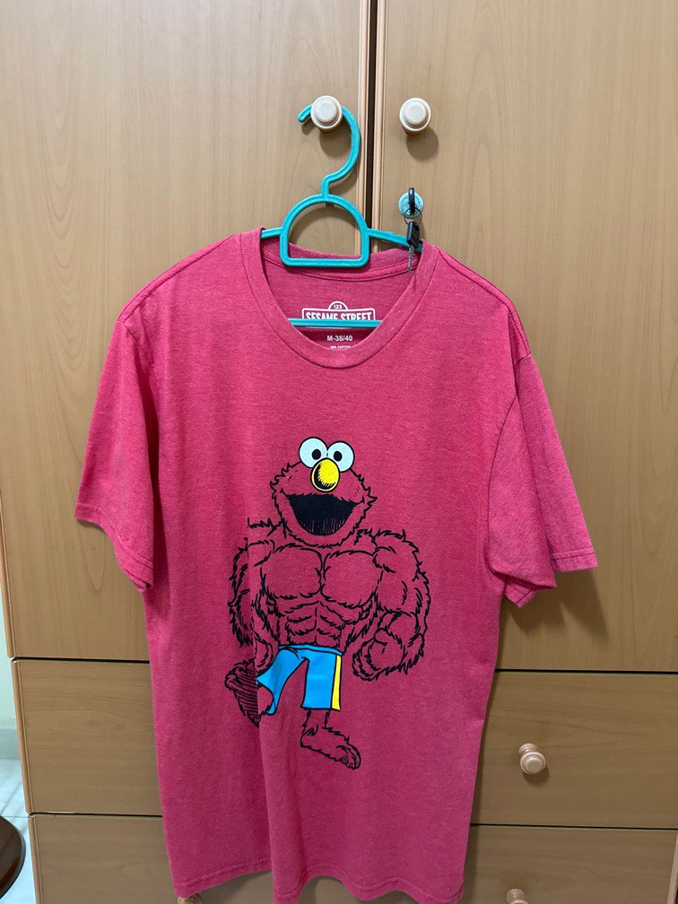 Elmo Shirt, Men's Fashion, Tops & Sets, Tshirts & Polo Shirts on Carousell
