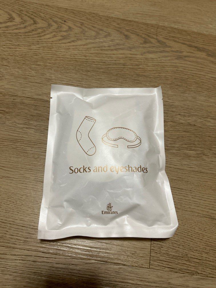 EMIRATES Socks and Eye Shades, Hobbies & Toys, Travel, Travel ...