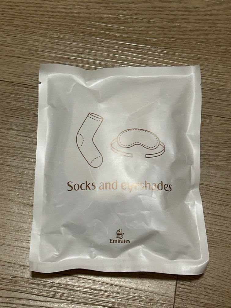 EMIRATES Socks and Eye Shades, Hobbies & Toys, Travel, Travel ...