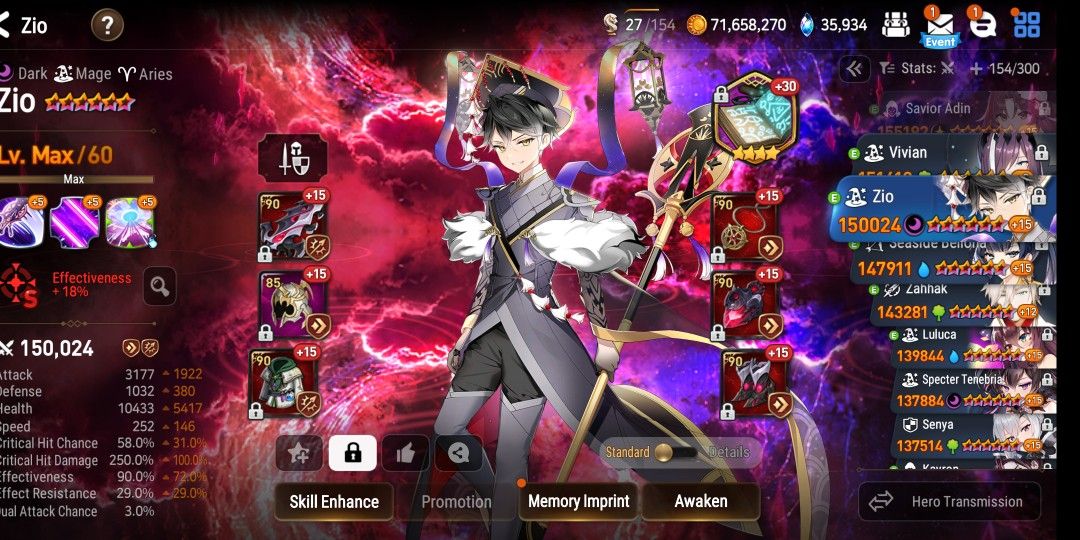 Epic Seven Endgame 20ML5, Video Gaming, Gaming Accessories, In-Game ...