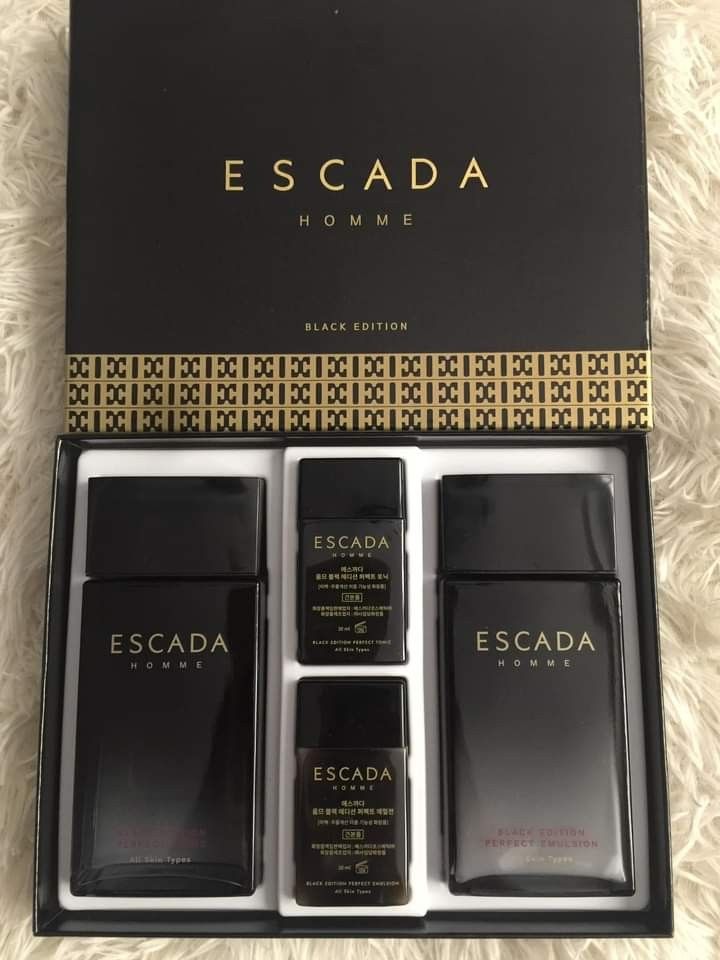 Escada black edition set, Beauty & Personal Care, Fragrance ...