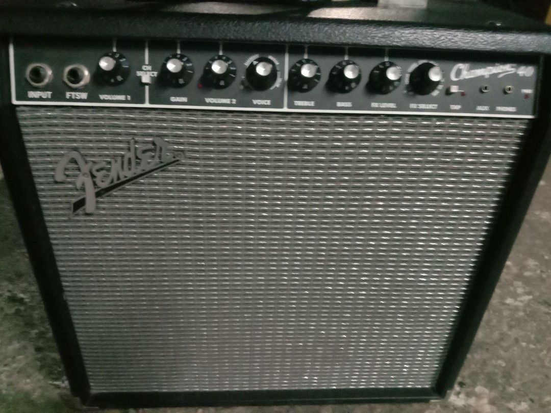 Fender Champion 40, Audio, Soundbars, Speakers & Amplifiers on Carousell