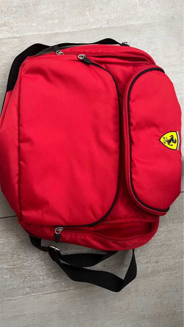 ferrari duffel bag, Men's Fashion, Bags, Sling Bags on Carousell