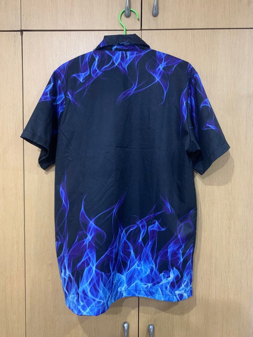 Flame Polo Blue, Men's Fashion, Tops & Sets, Tshirts & Polo Shirts on Carousell