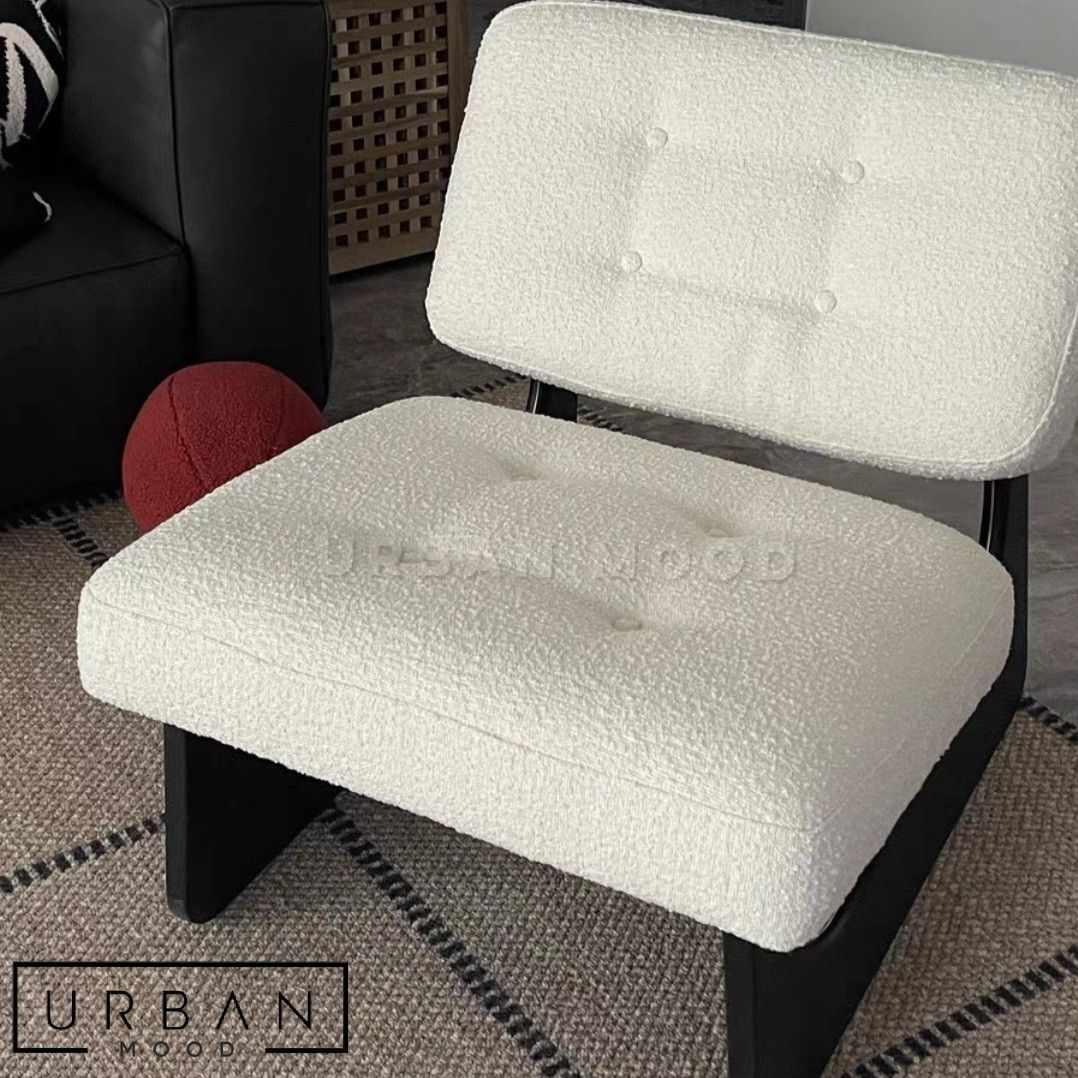 FLAX Modern Leather Armchair, Furniture & Home Living, Furniture ...