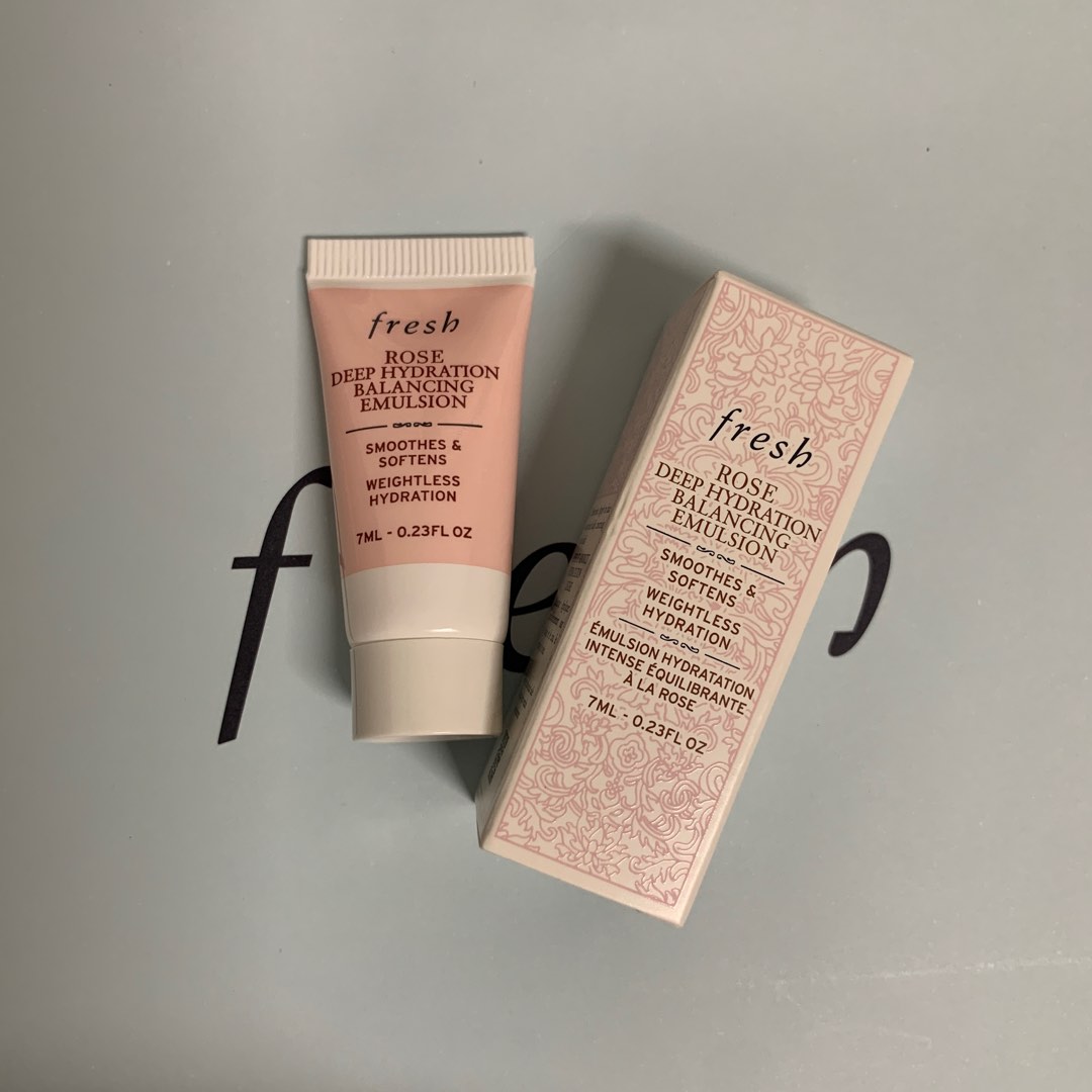 FRESH ROSE DEEP HYDRATION BALANCING EMULSION 7ML, Beauty & Personal ...