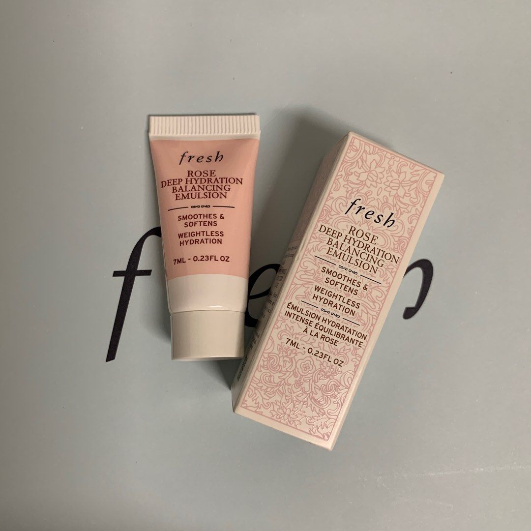 FRESH ROSE DEEP HYDRATION BALANCING EMULSION 7ML, Beauty & Personal ...