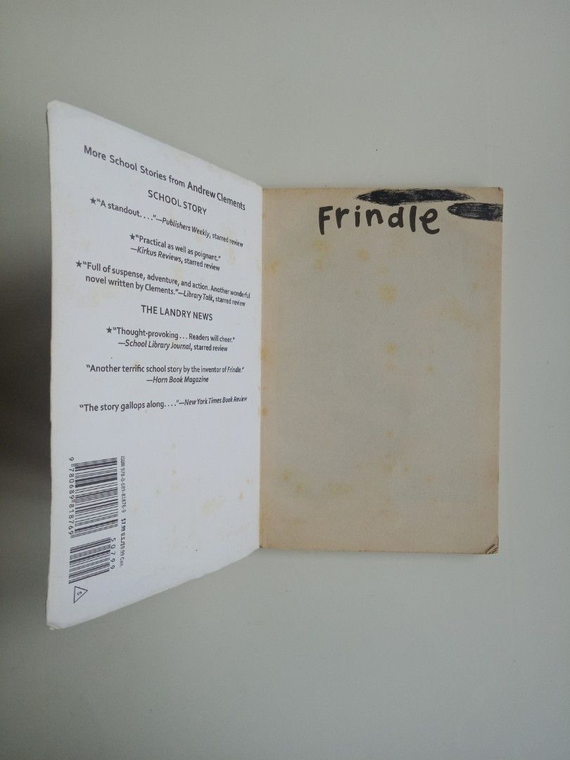 Frindle, Hobbies & Toys, Books & Magazines, Fiction & Non-Fiction on ...