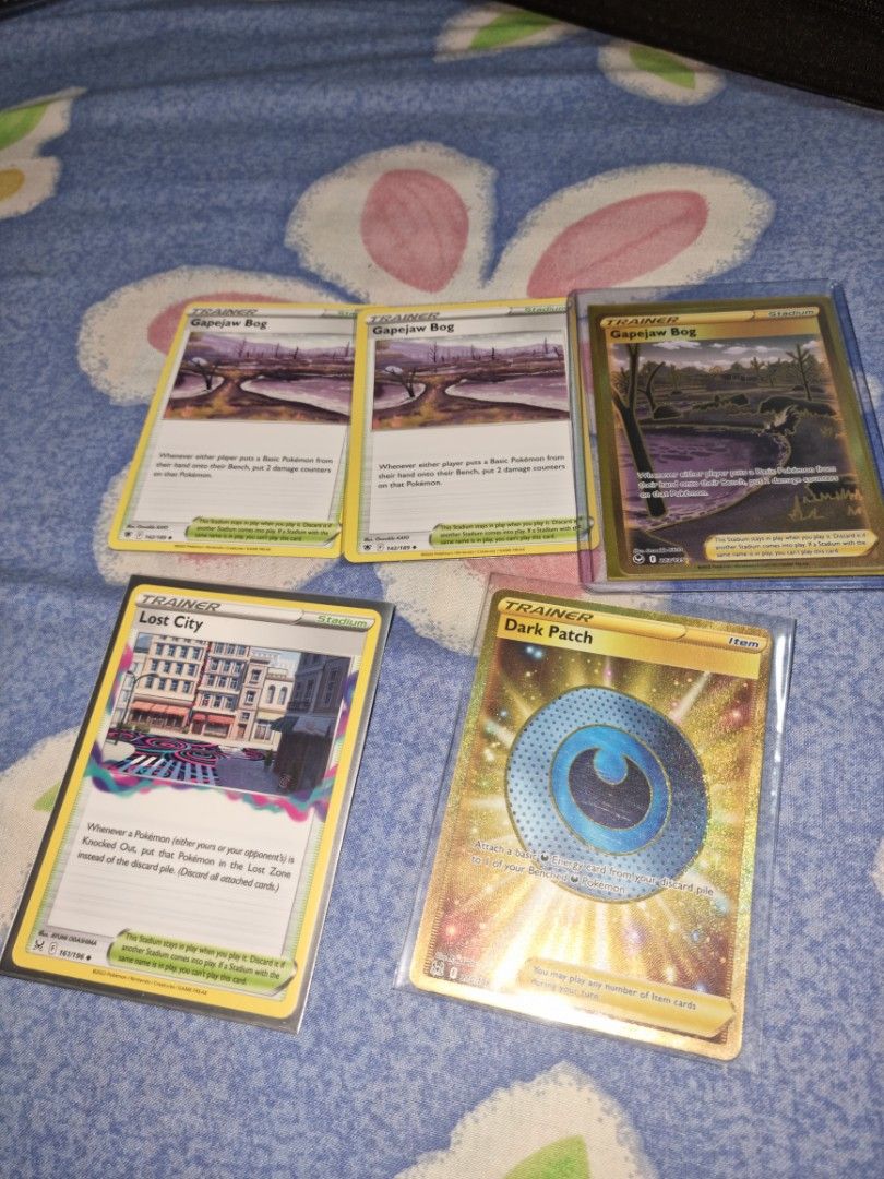 Gapejow Bog | Dark Patch Gold | Lost City| Sword & Shield| Gold Pokemon ...