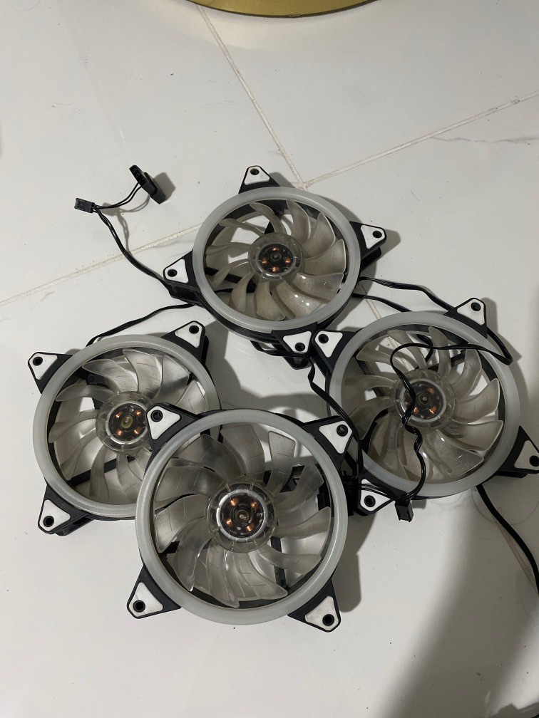 Generic LED White PC Fans on Carousell