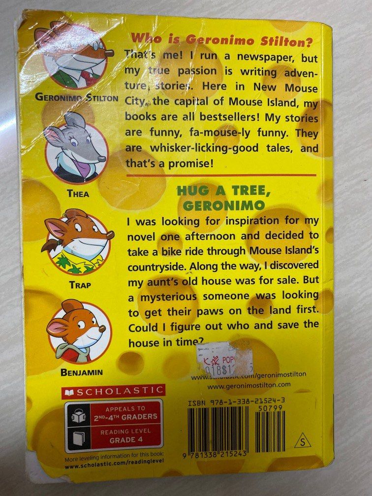 Geronimo Stilton hug a tree,Geronimo, Hobbies & Toys, Books & Magazines ...