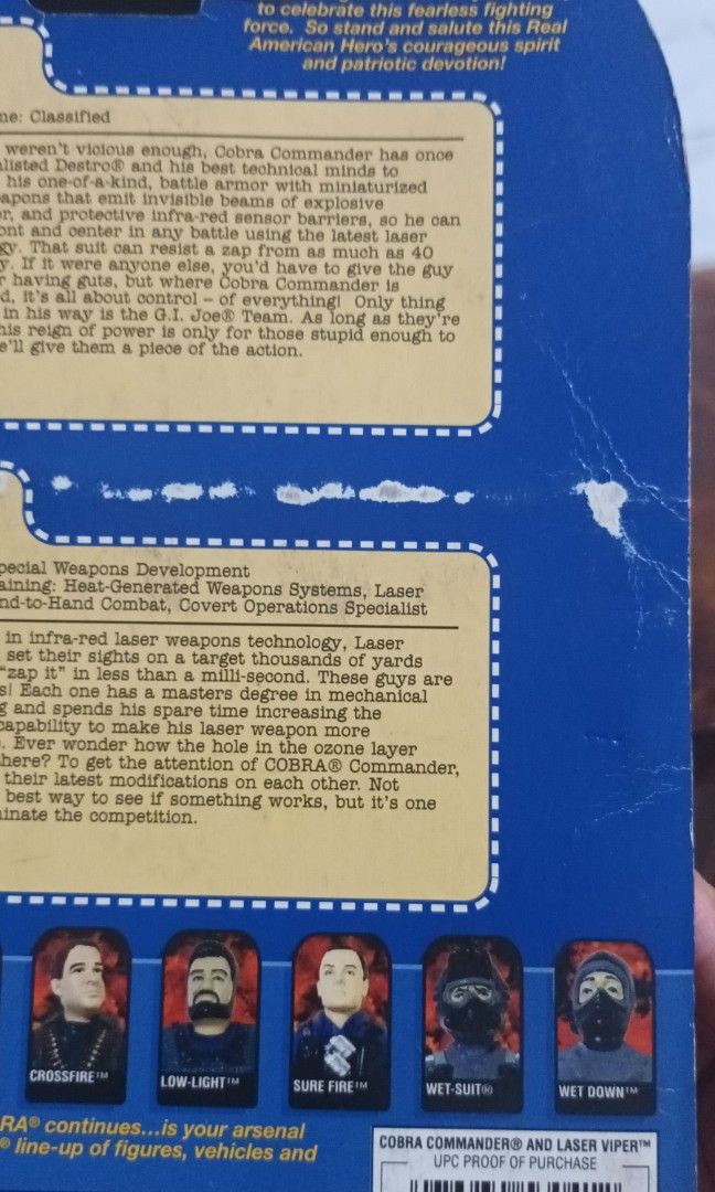 GI Joe: Cobra Commander and Laser Viper set on Carousell