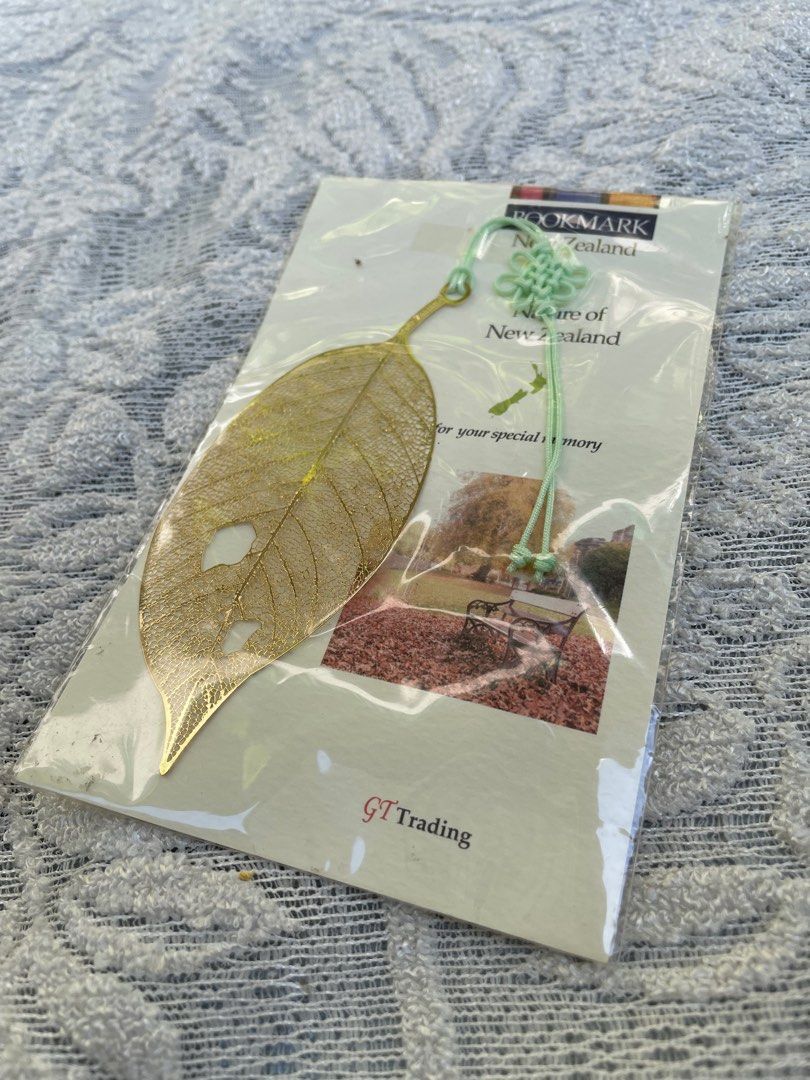 Gold leaf bookmark, Hobbies & Toys, Books & Magazines, Assessment Books ...