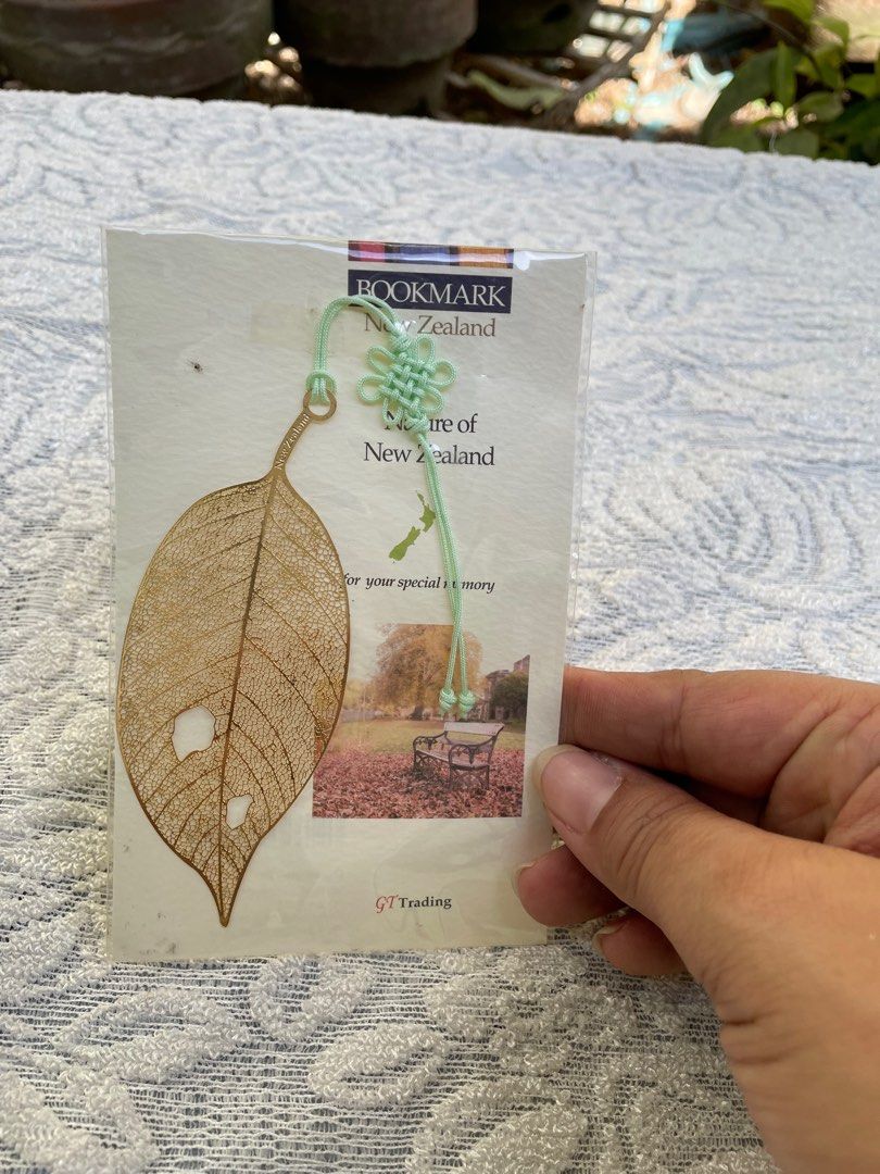 Gold leaf bookmark, Hobbies & Toys, Books & Magazines, Assessment Books ...