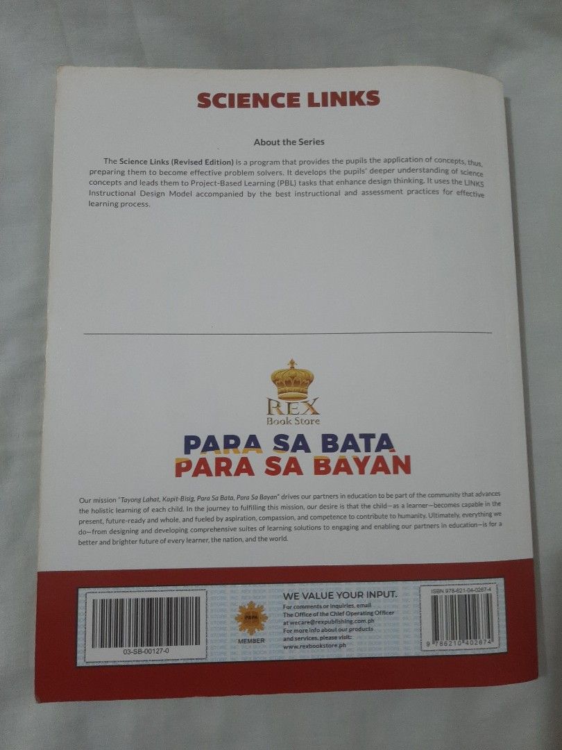 Grade 10 Rex Science Links Book, Hobbies & Toys, Books & Magazines ...