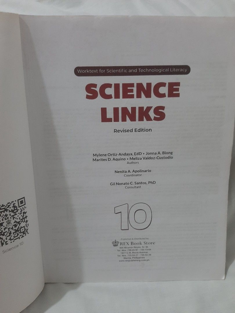 Grade 10 Rex Science Links Book, Hobbies & Toys, Books & Magazines ...