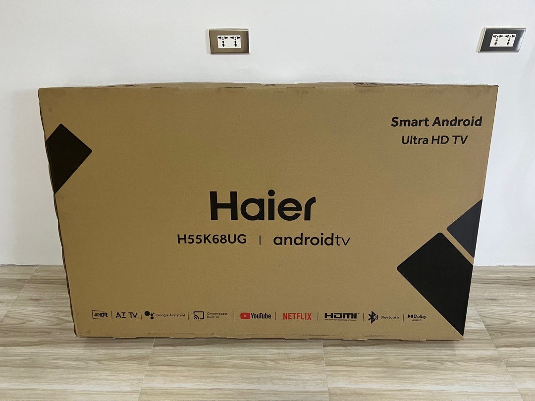 Haier SMART ANDROID TV 55", TV & Home Appliances, TV & Entertainment ...