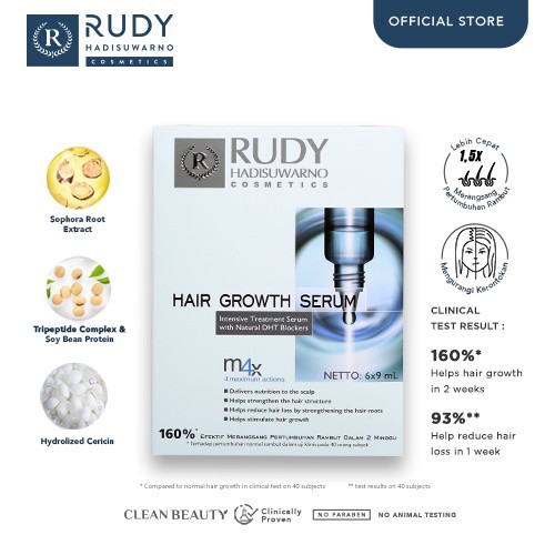 Hair Growth Serum Rudy Hadisuwarno, Kesehatan & Kecantikan, Perawatan ...