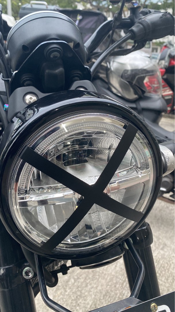 Headlight decals, Motorcycles, Motorcycle Accessories on Carousell