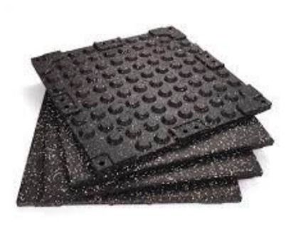 High Density EPDM Rubber Gym Mat Tiles Connector Crossfit Flooring Edge ...