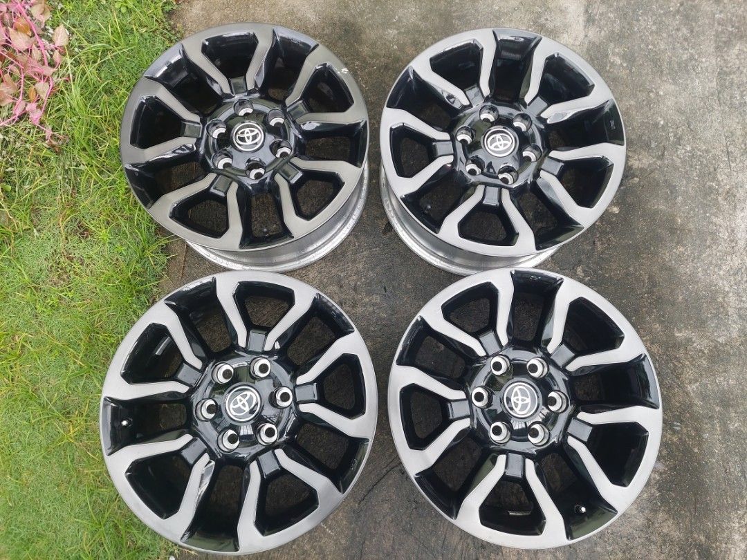 Hilux Conquest Enkei Mags 18 inch 2023 model fit grand starex fortuner hiace gl grandia commuter ...