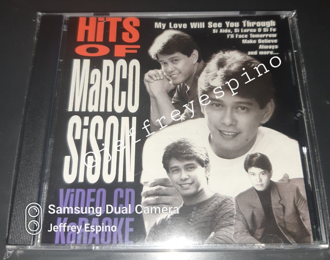 Hits of Marco Sison Video CD Karaoke opm, Hobbies & Toys, Music & Media ...