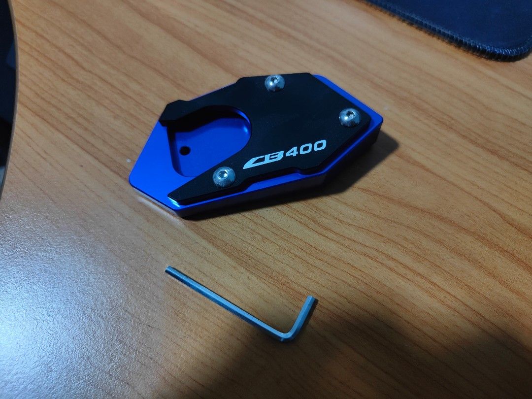 Honda CB400 Side Stand Enlarger, Motorcycles, Motorcycle Accessories on ...