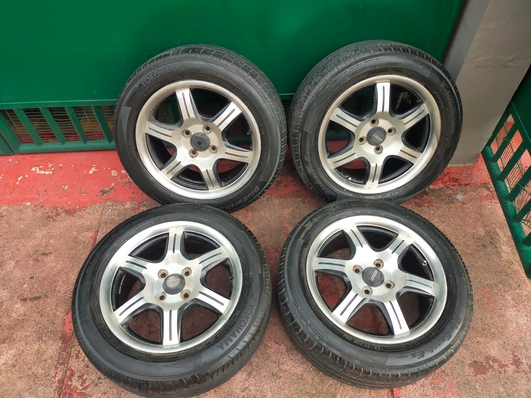 Honda City Mags & Tires 15", Car Parts & Accessories, Mags and Tires on ...