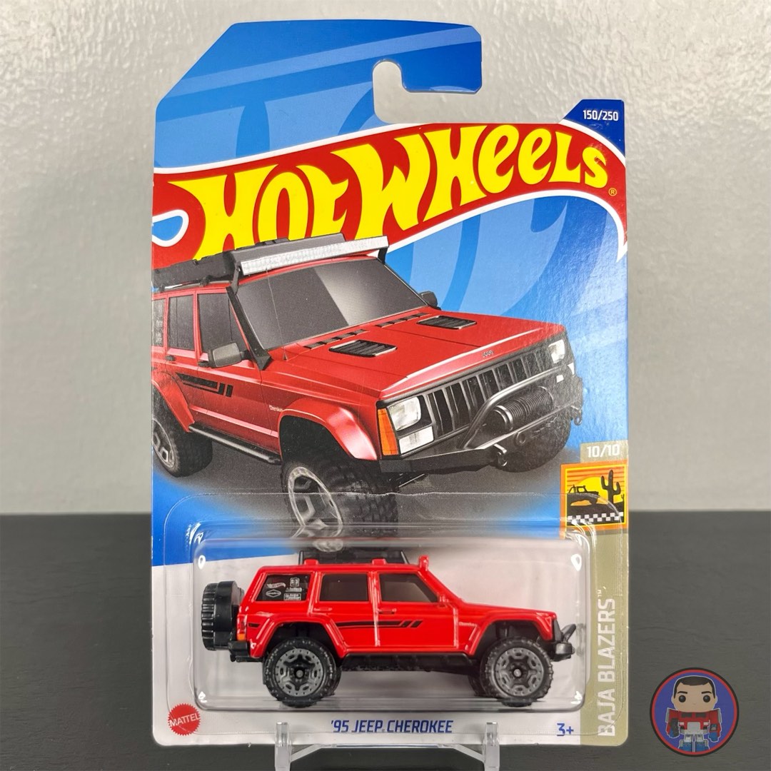 Hot Wheels ‘95 Jeep Cherokee (HW Baja Blazers) 1:64 Scale Diecast Model ...