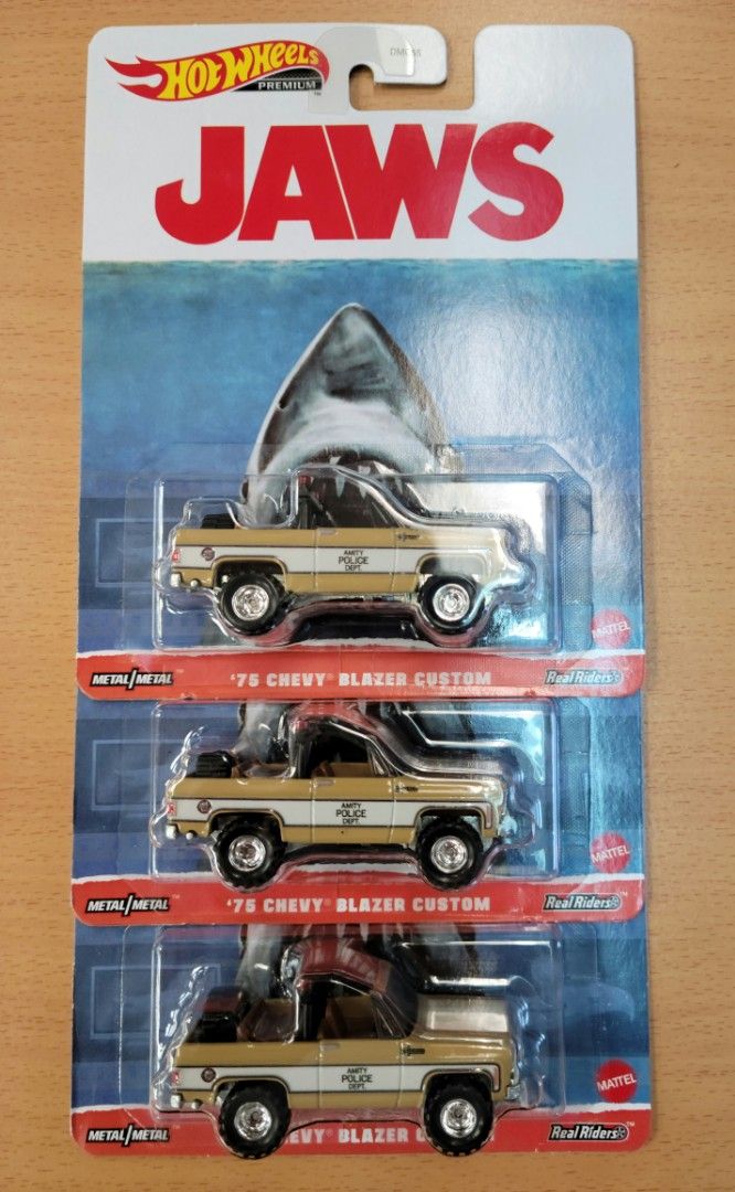 Hot Wheels Premium Jaws '75 Chevy Blazer Custom 大白鯊電影, 興趣及遊戲, 玩具 & 遊戲類 ...