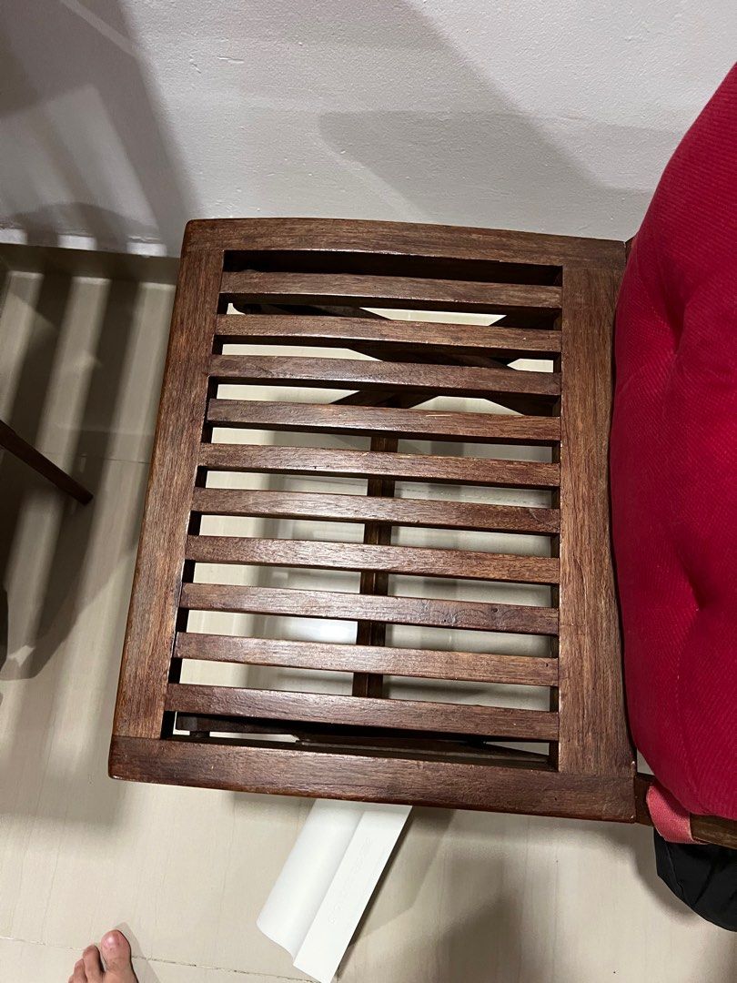 Ikea Applaro Foldable outdoor table with 2 Chairs, outdoor, brown ...