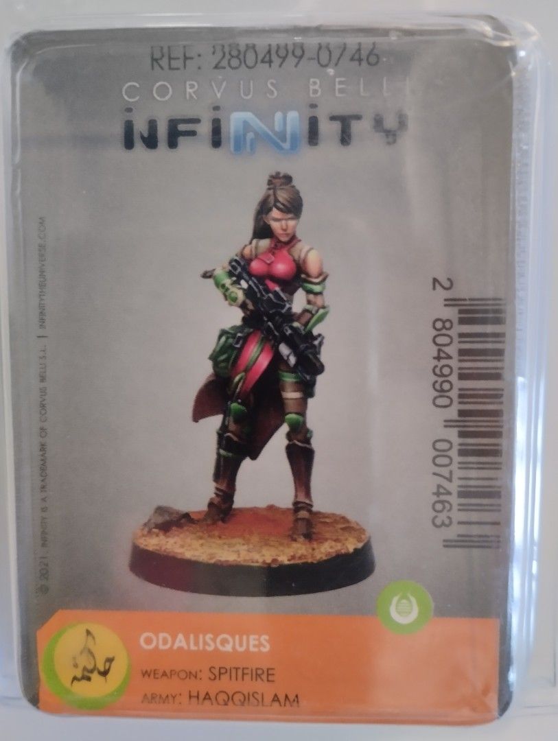 Infinity Corvus Belli Odalisques Spitfire miniature, Hobbies & Toys ...