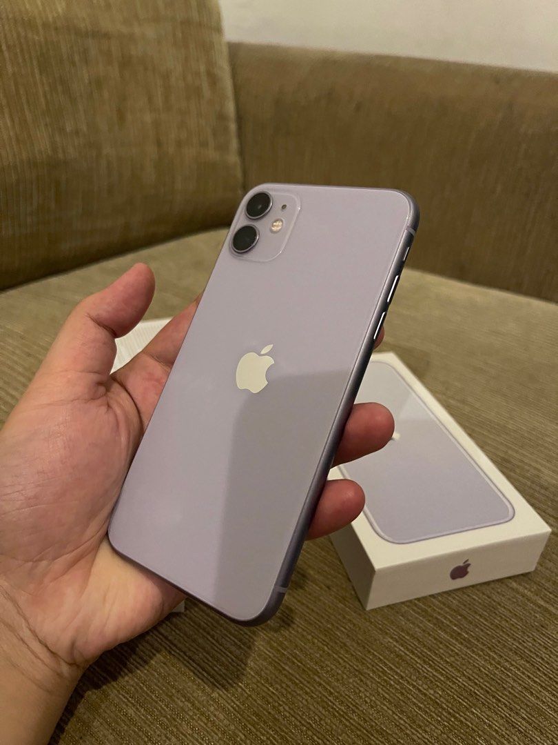 iphone 11 64gb ex ibox resmi indonesia purple, Telepon Seluler & Tablet ...