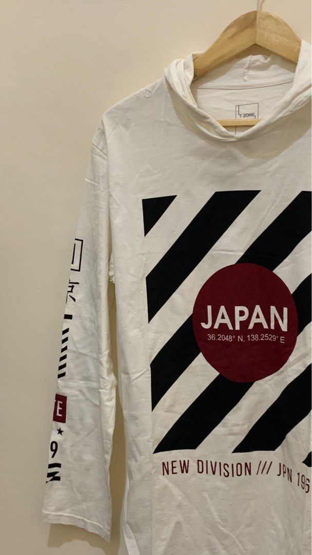 jaket t zone jaket putih lengan panjang white jacket japan uniqlo zara ...