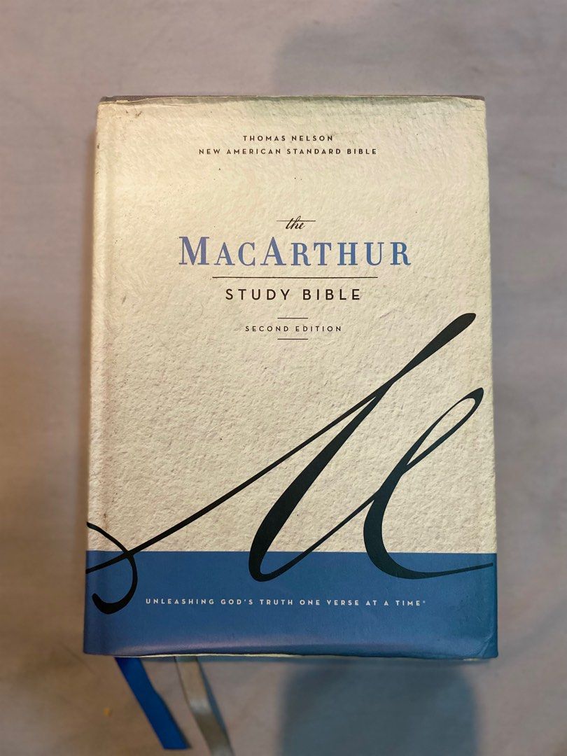 John MacArthur NASB Study Bible on Carousell