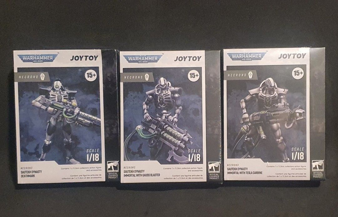 JoyToy Warhammer 40k Necrons Sautekh Dynasty Deathmark, Immortal with ...