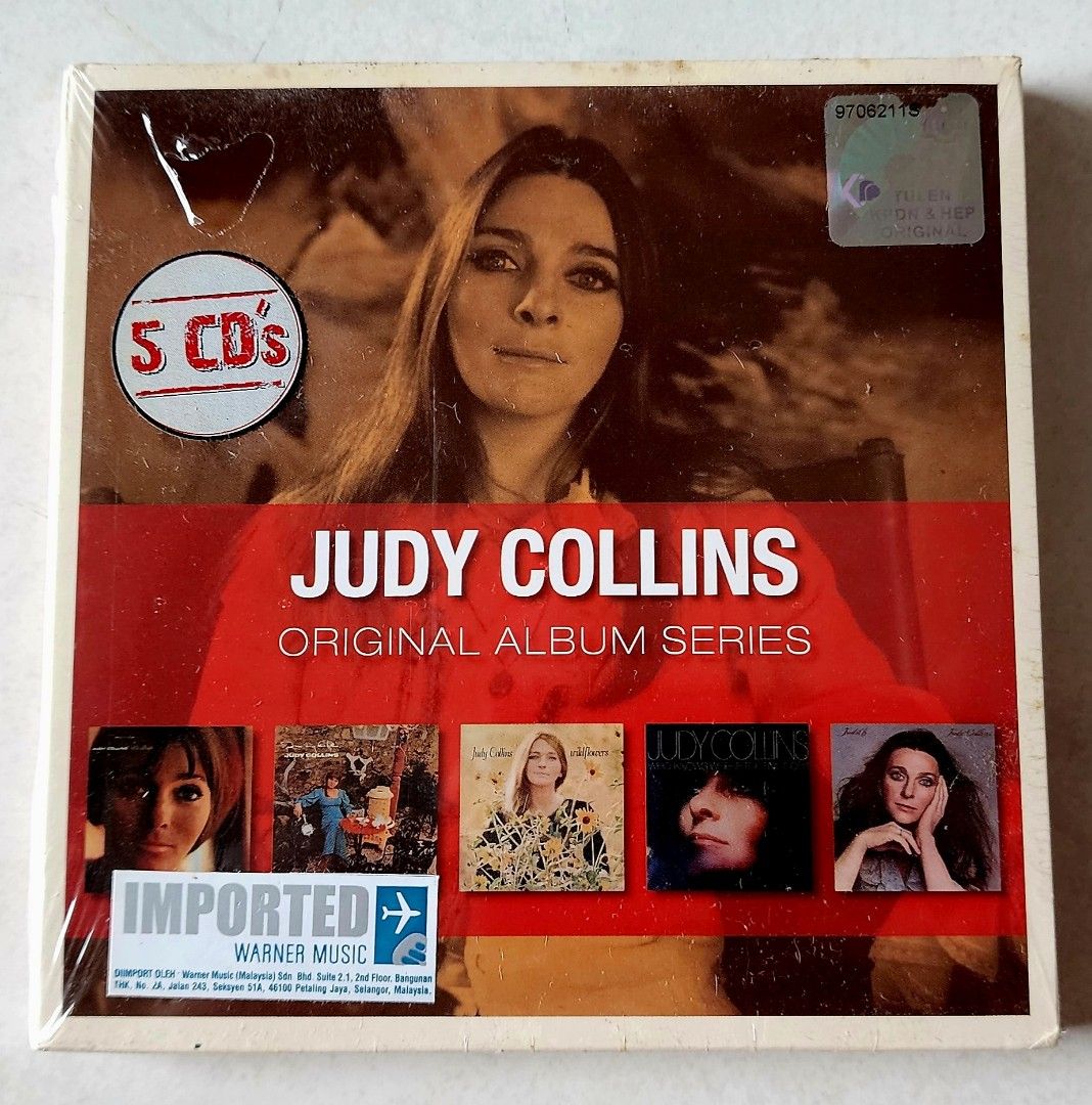 Judy Collins ~ Original Album Series ( MANUFACTURED IN THE EU ) 5CD ...