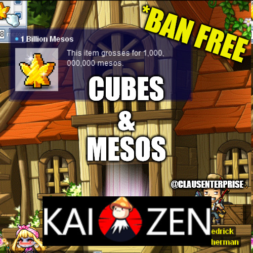 Kaizen v92 Cubes & Mesos, Video Gaming, Video Games, Others on Carousell