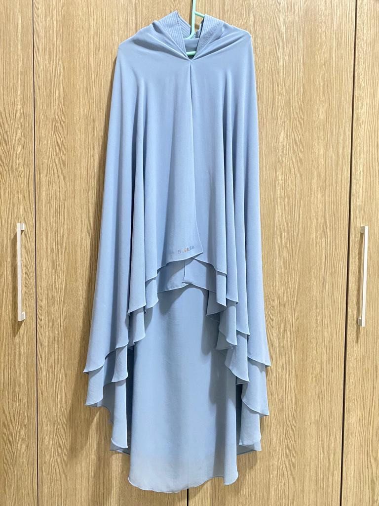 Khimar syari 2 Layer sisesa, Fesyen Wanita, Muslim Fashion, Lainnya di ...