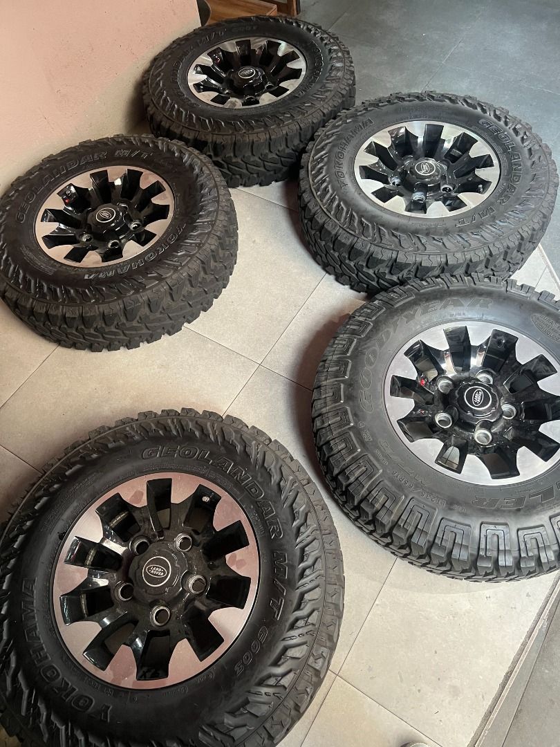 Land Rover Defender Set of 5 Wheels (NEGO) on Carousell