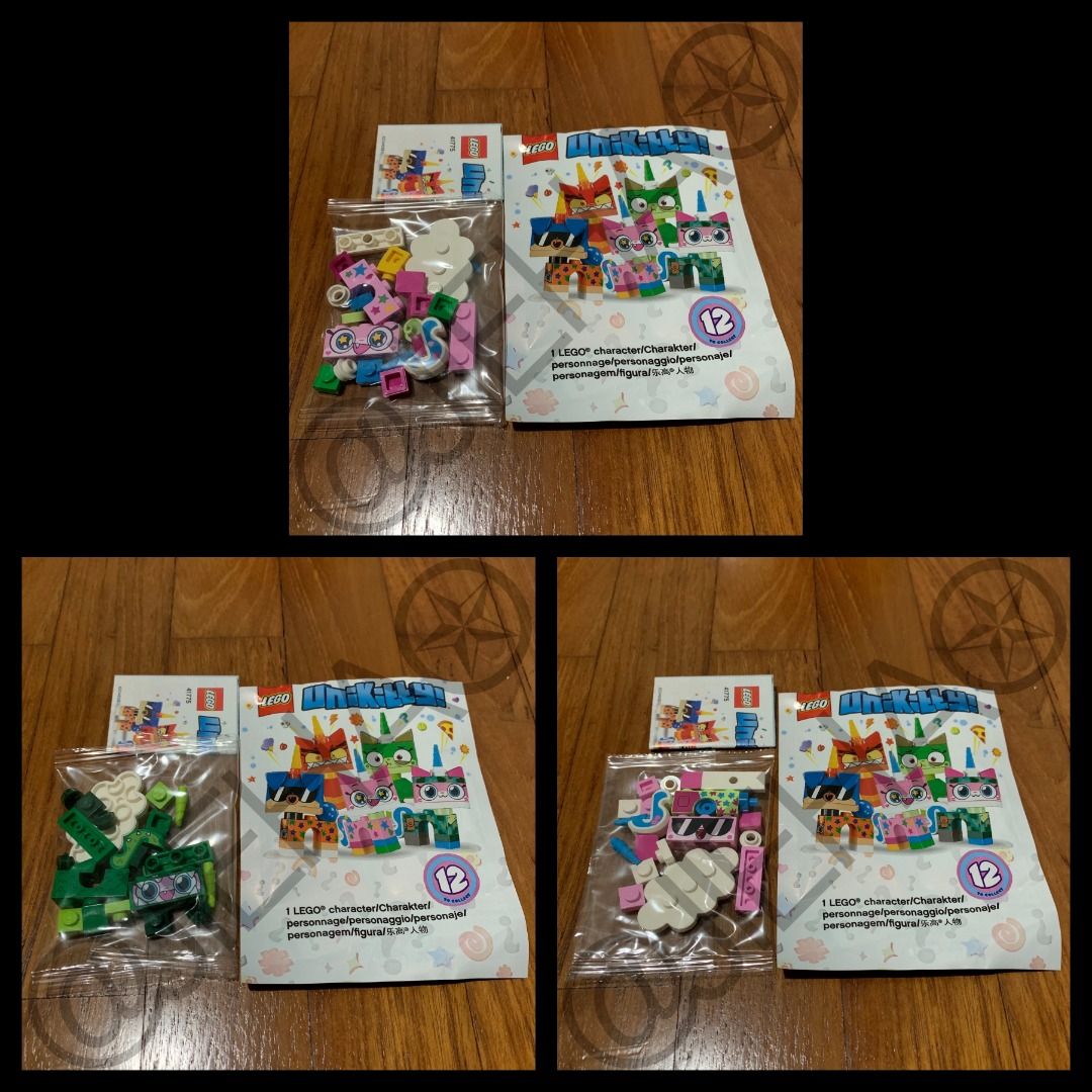 LEGO 41775 Unikitty Series | Rainbow / Dinosaur / Shades Unikitty (Tags ...