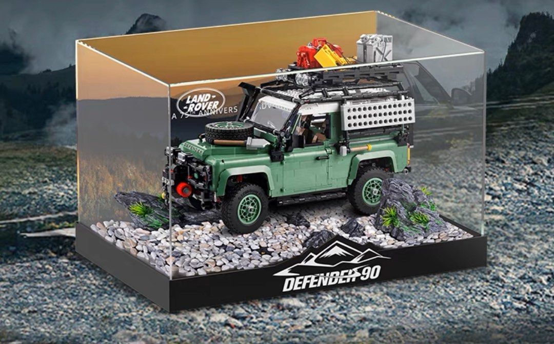 Lego Defender 90 - Display Case, Hobbies & Toys, Toys & Games on Carousell