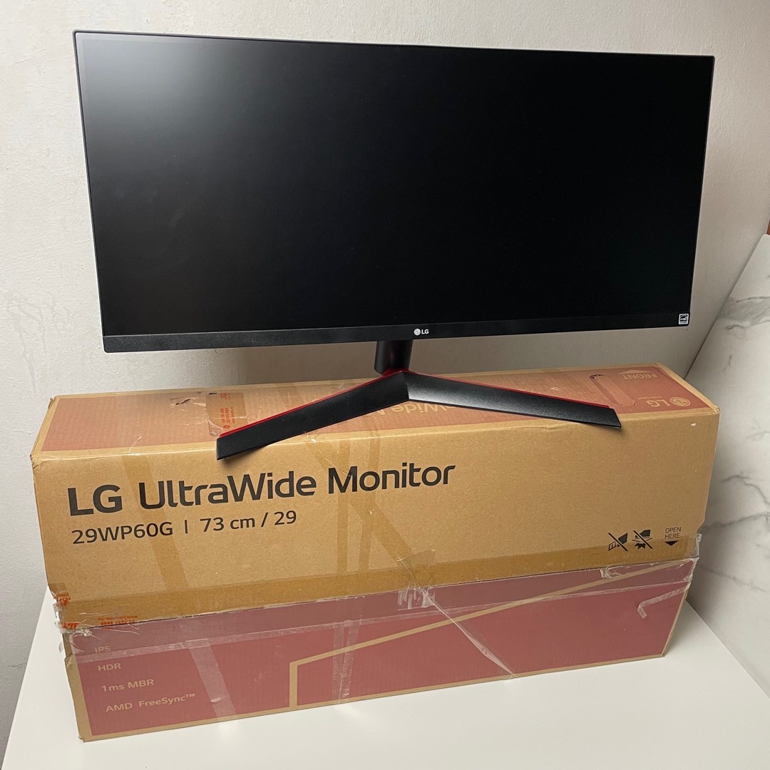 LG Monitor Ultrawide Rosak Faulty Sparepart, Computers & Tech, Parts ...
